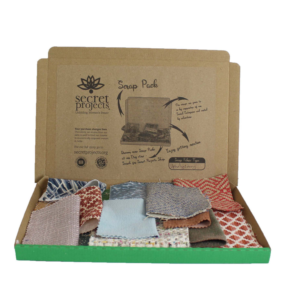 Patterned Upholstery Scrap Pack – Secret Projects Retail UK